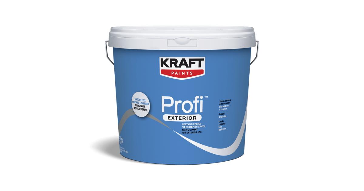 Ακρυλικό Χρώμα Profi Exterior - KRAFT Paints