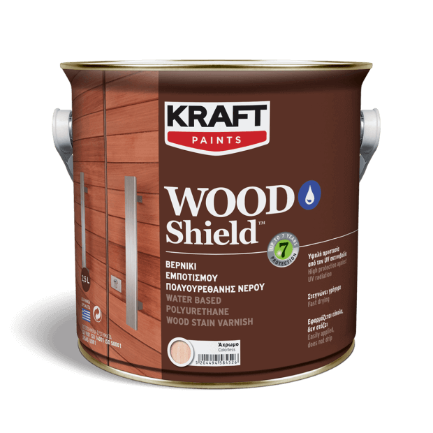 Βερνίκι Ξύλου με Χρώμα Wood Shield - KRAFT Paints